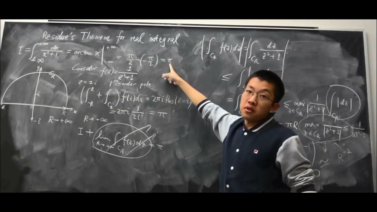Complex Analysis Part 5: Residue's Theorem for real integrals - YouTube