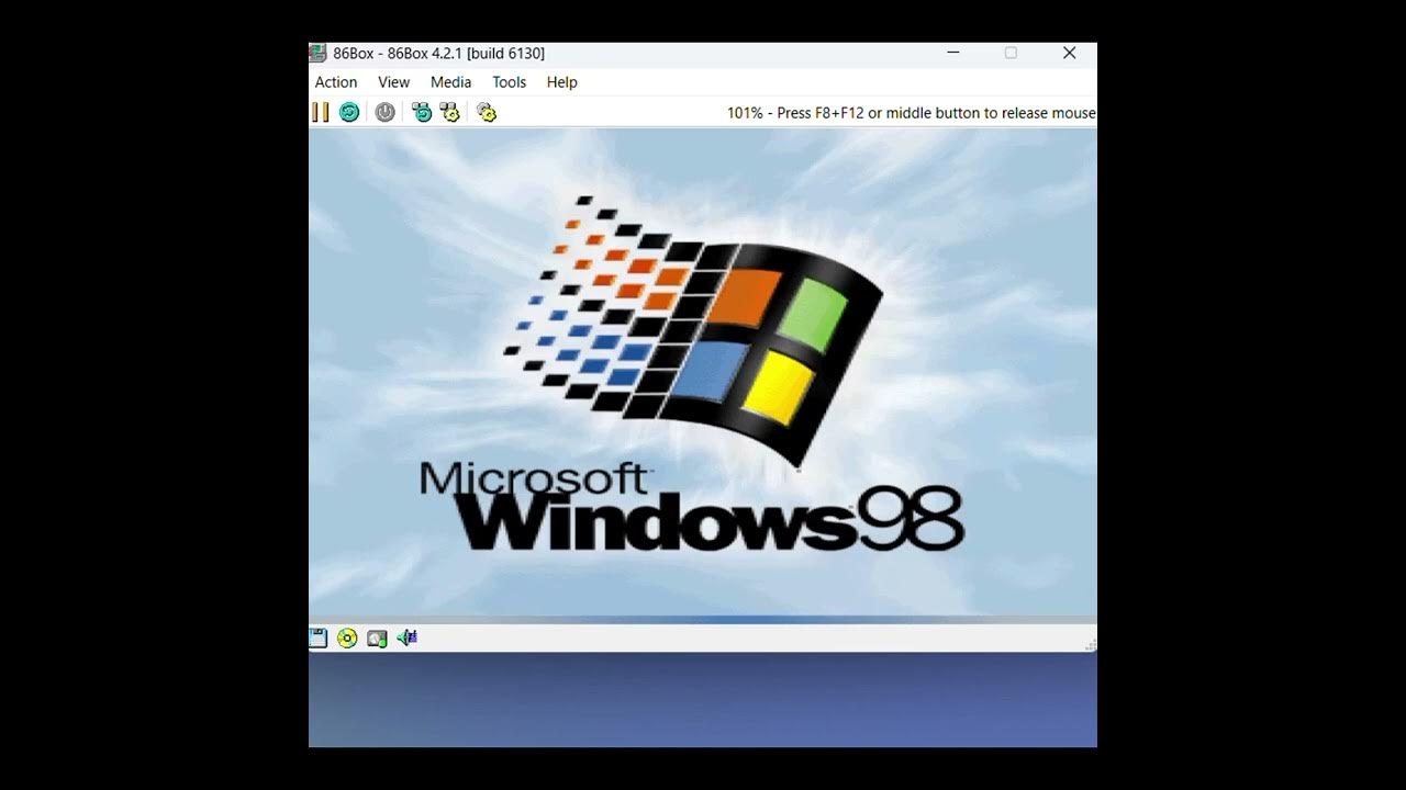 Installing Windows 98 on 86Box! - YouTube