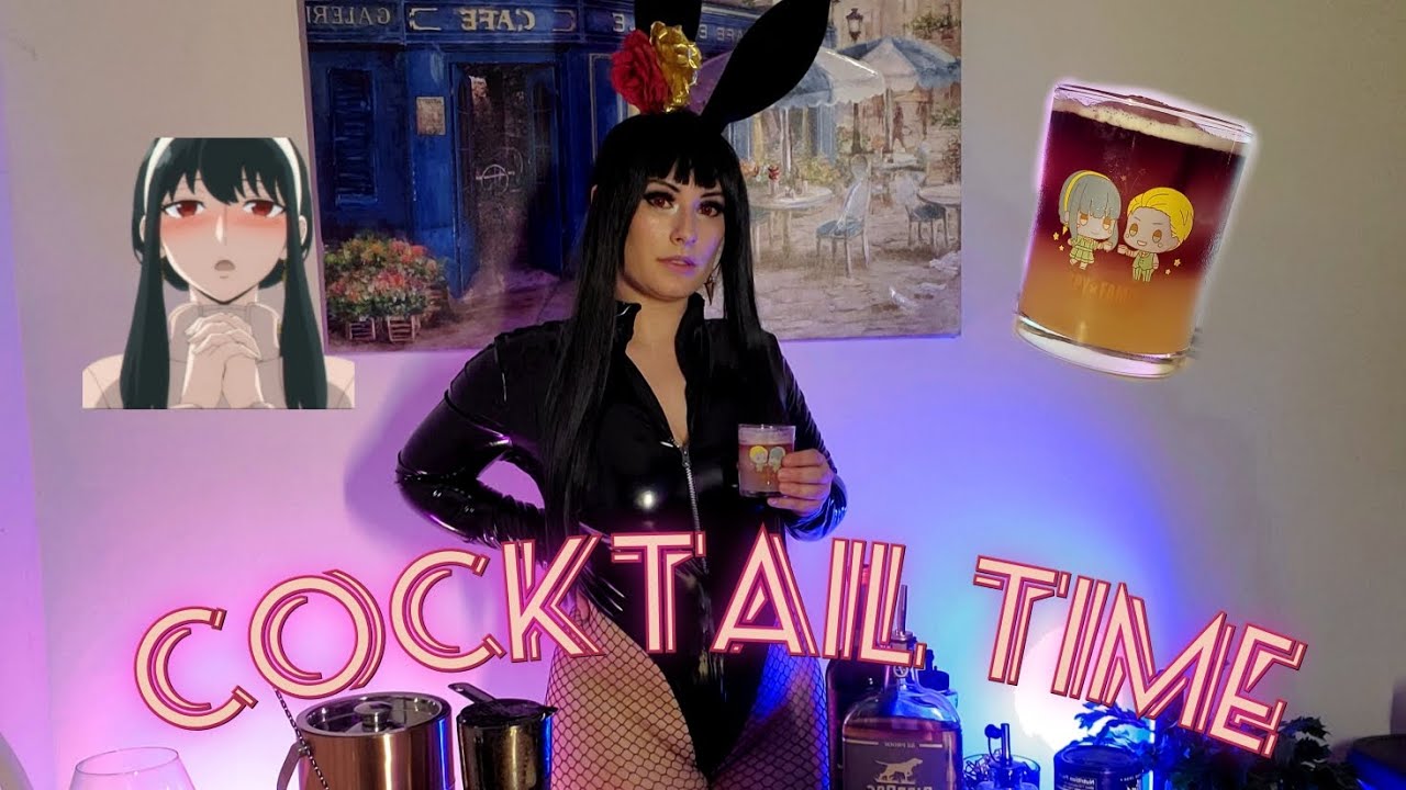 Cocktails in Cosplay - New York sour with Bunny Thorn Princess - YouTube