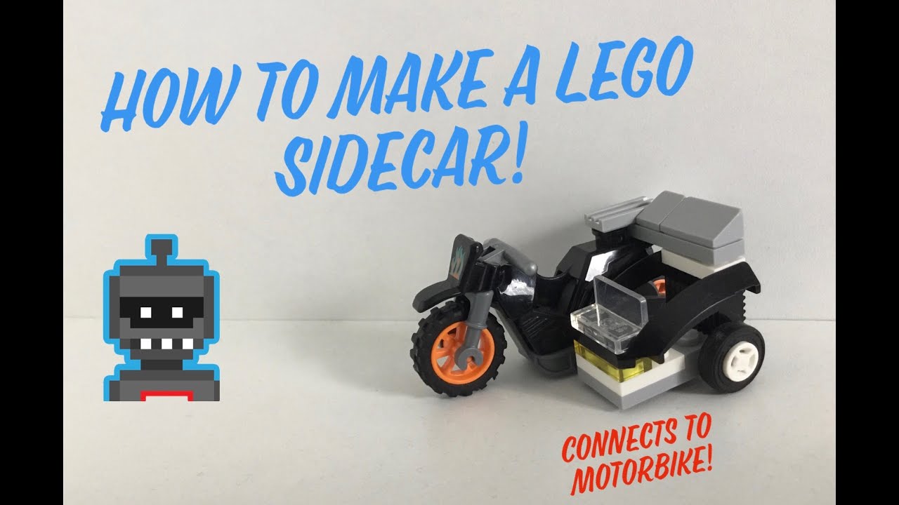 How to make a Lego sidecar - YouTube