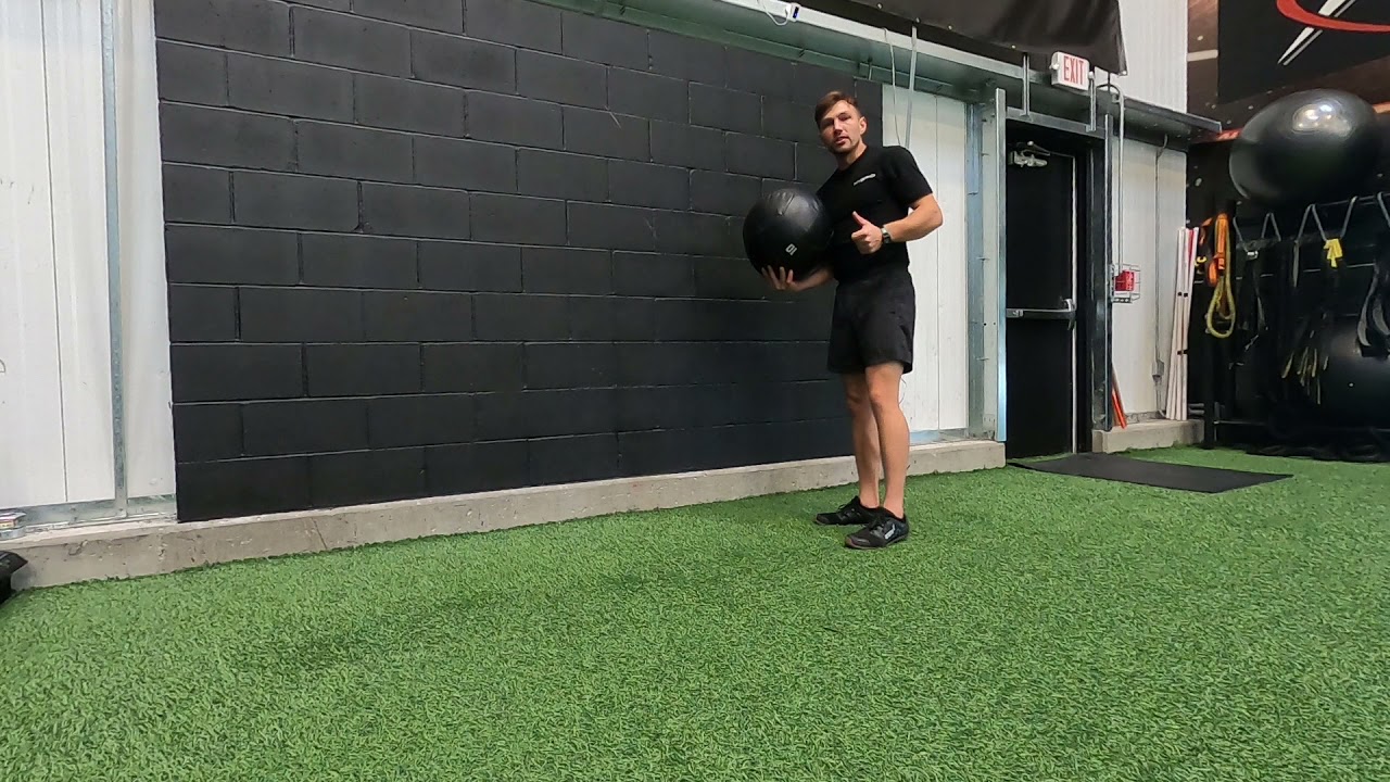 Demo: Medicine Ball Chest Throw Repeats - YouTube