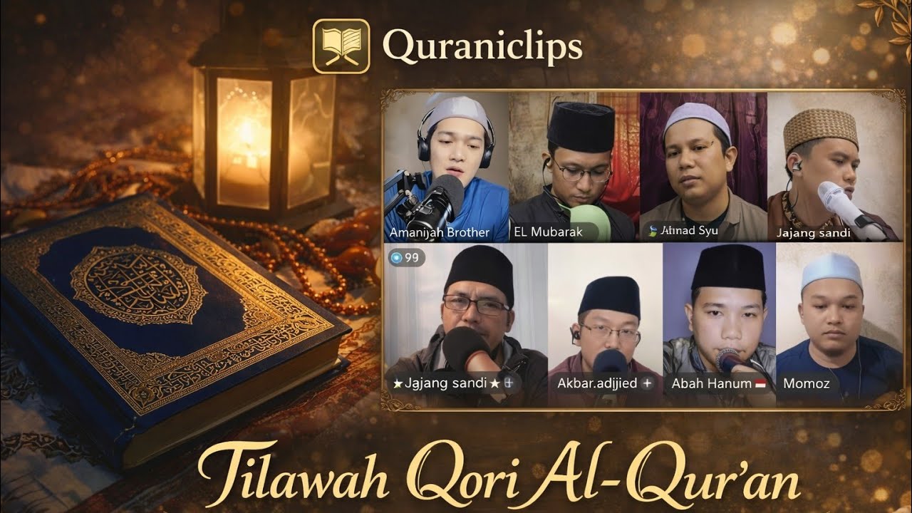 Live Qori Al Qur'an Merdu | Menenangkan Jiwa - YouTube