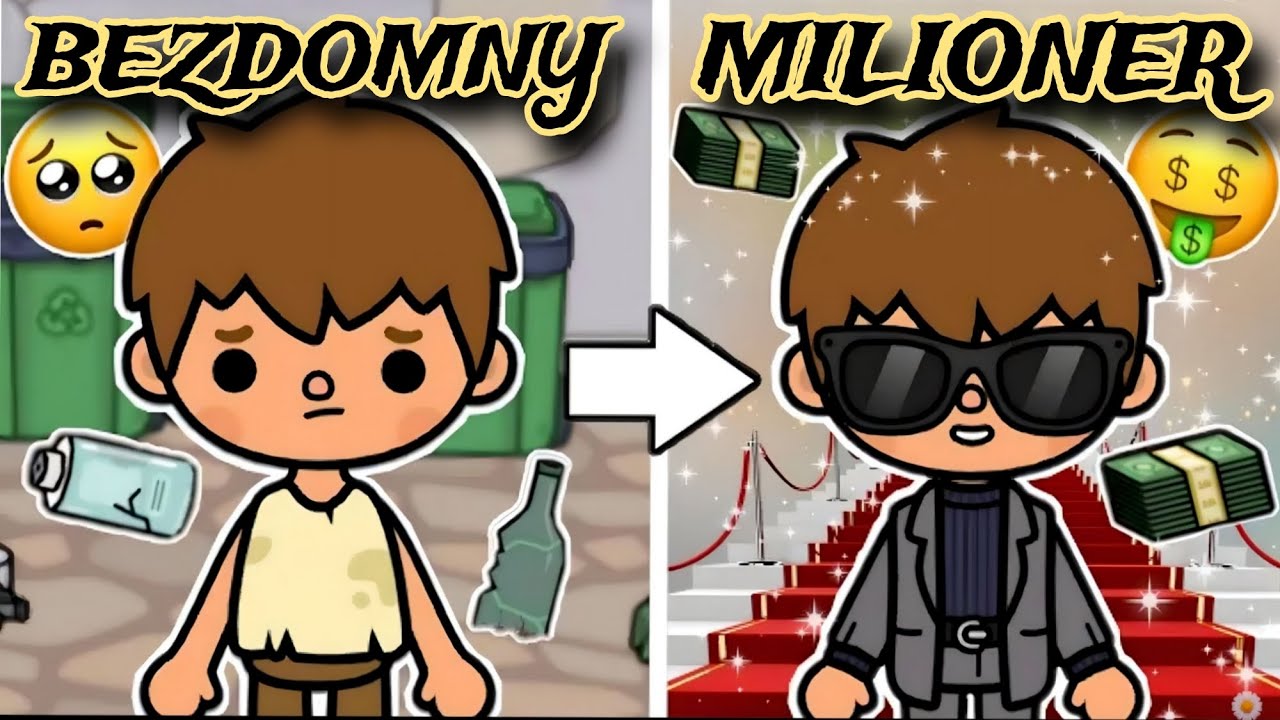 BEZDOMNY A POTEM MILIONER 🤑 | FILM | TOCA LIFE WORLD | TOCA BOCA ...