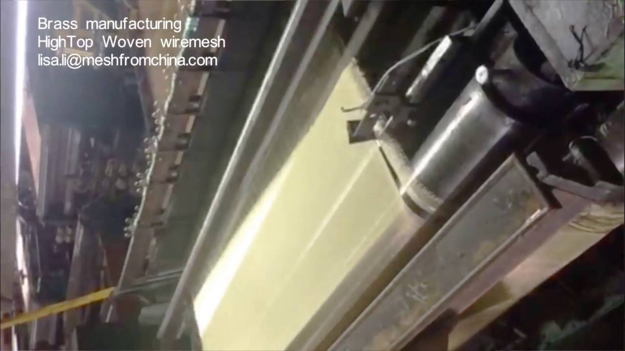 Completed production of Brass wire mesh ——professional woven wire mesh ...