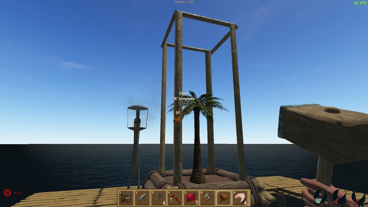 WE HAVE A TREE!!! | Raft Part 3 - YouTube