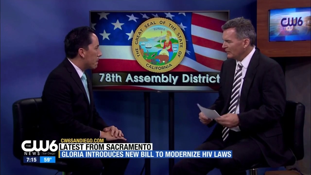 CW6 News Interviews Assemblymember Gloria - YouTube