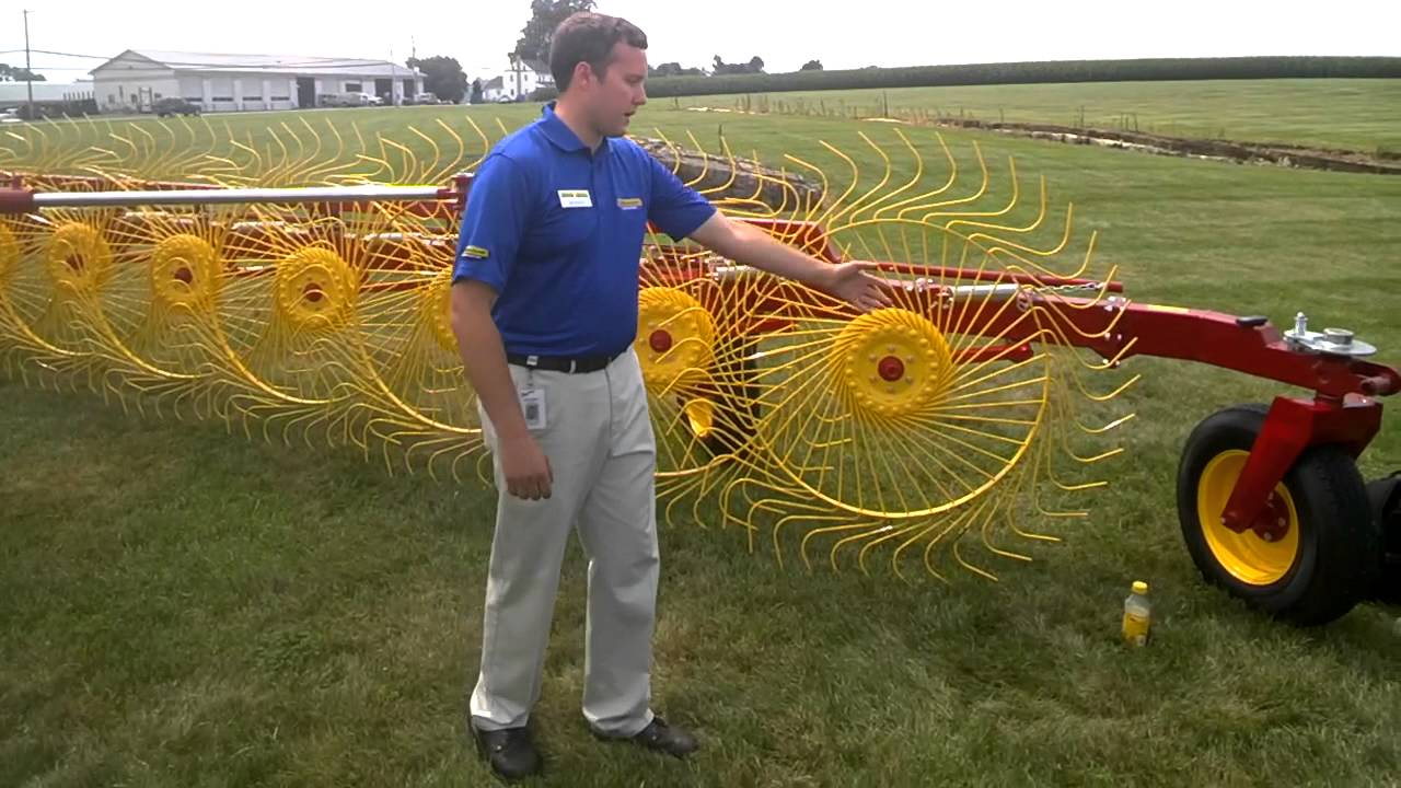 New Holland Project Feature Hay Rake - YouTube
