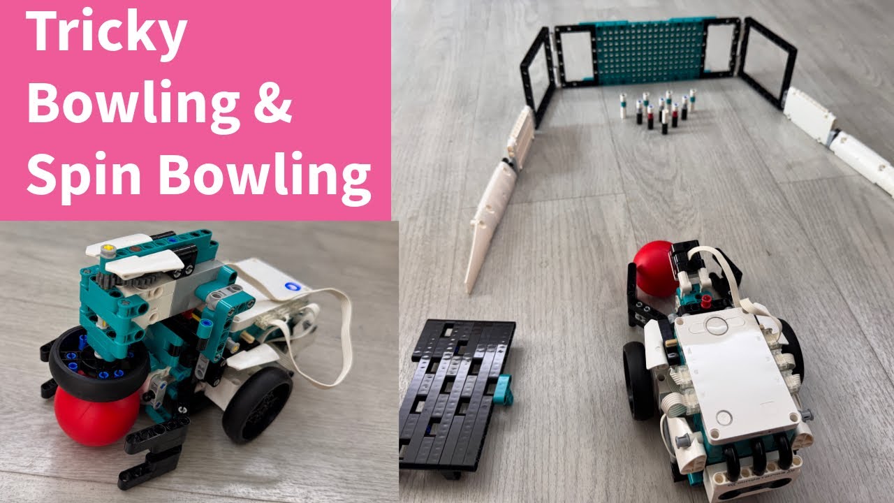 Robot Tricky | Bowling And Spin Bowling | Lego Mindstorms - YouTube