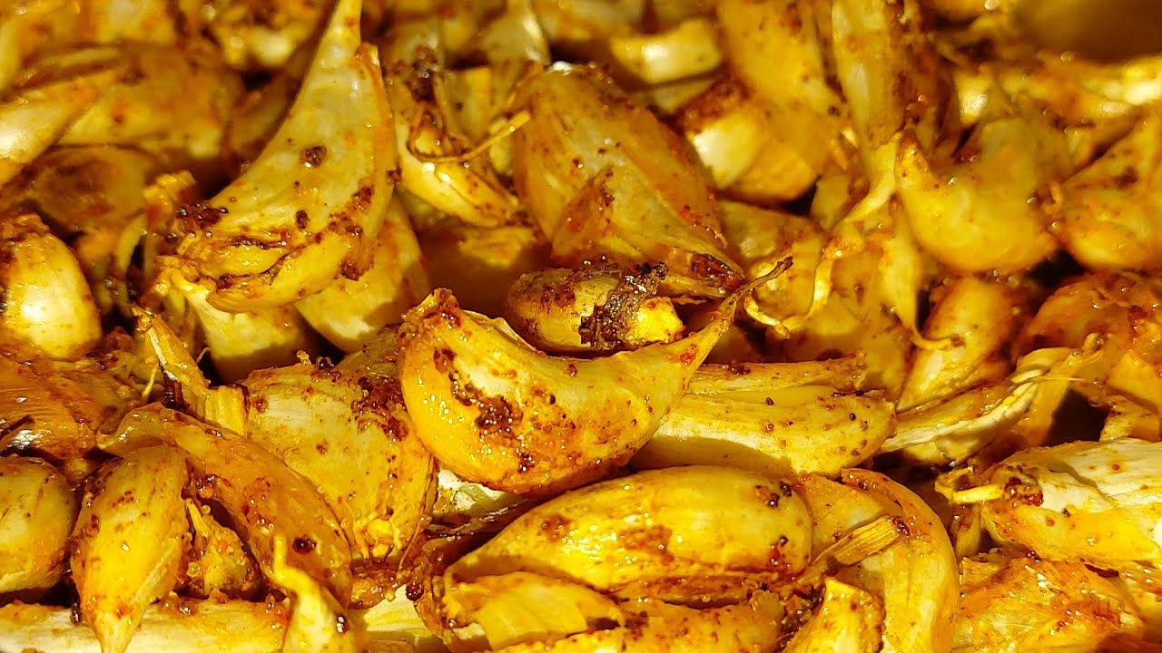 lasun fry lasun fry लसूण फ्राय garlic fry गार्लिक फ्राय - YouTube