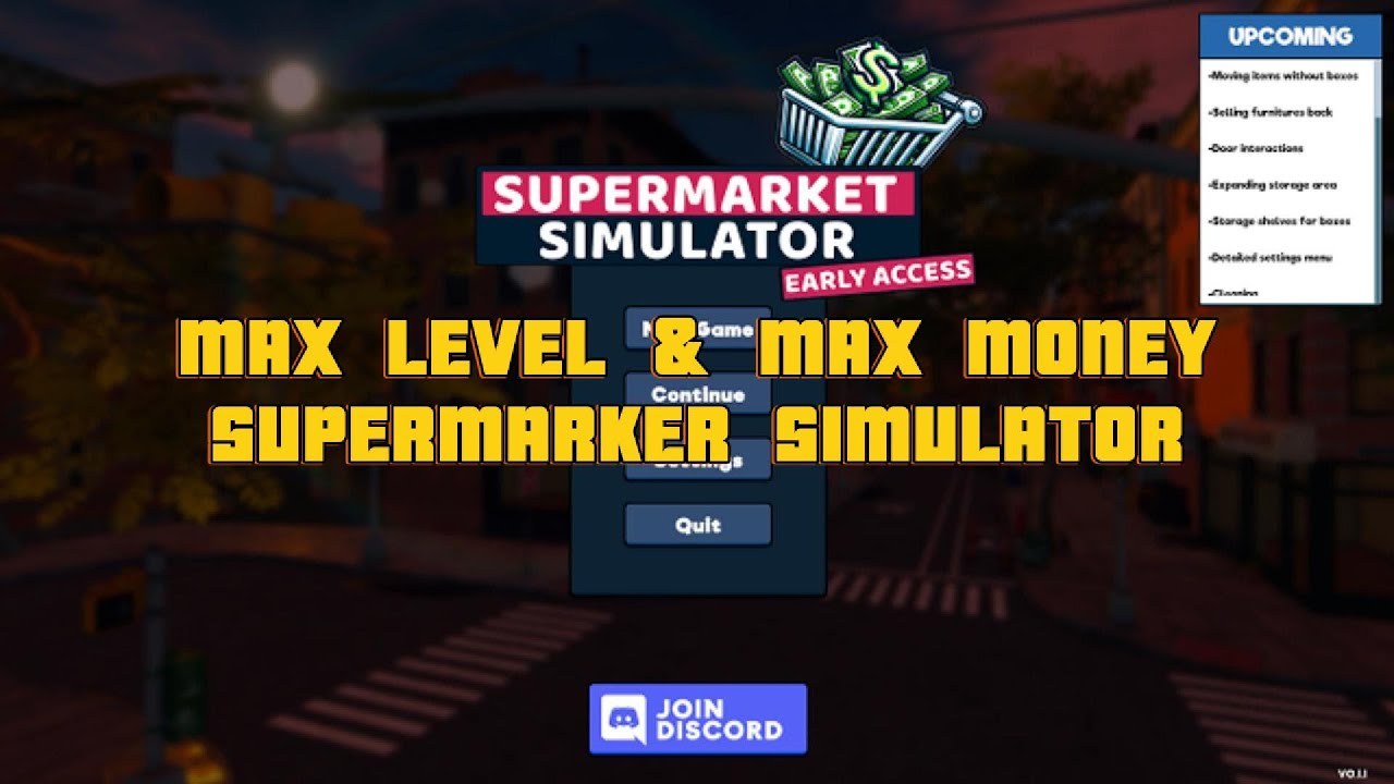 MAX LEVEL & MAX MONEY SUPERMARKET SIMULATOR - YouTube