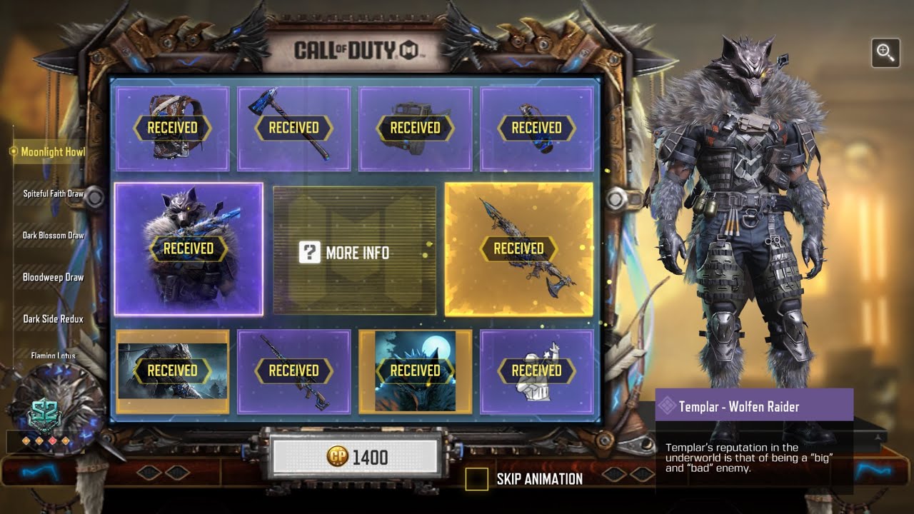 Unveiling the Moonlight Howl Draw in COD Mobile - YouTube