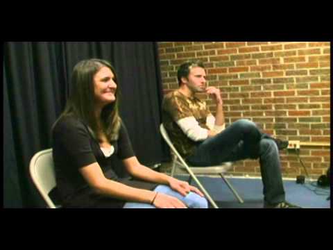 Hypnotized girl and guy smell something bad during this hypnosis skit.