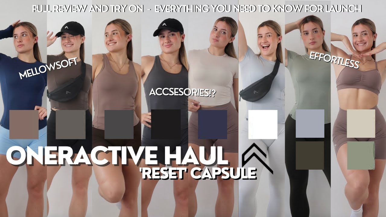 ONERACTIVE TRY ON HAUL | the 'RESET' capsule - YouTube