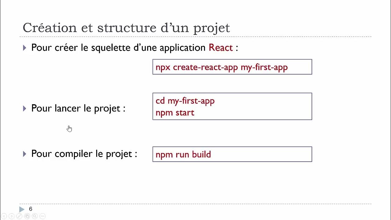 React js Séance 1 - YouTube