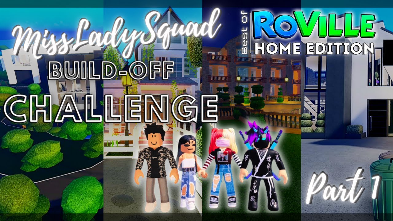 🏡 Build-Off Challenge Ep 1 Pt 1 || Best Of RoVille - Home Edition With ...