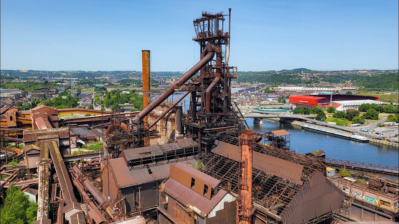 Climbing and In-Depth Exploring of Cockerill Sambre Ougree HFB Steel ...