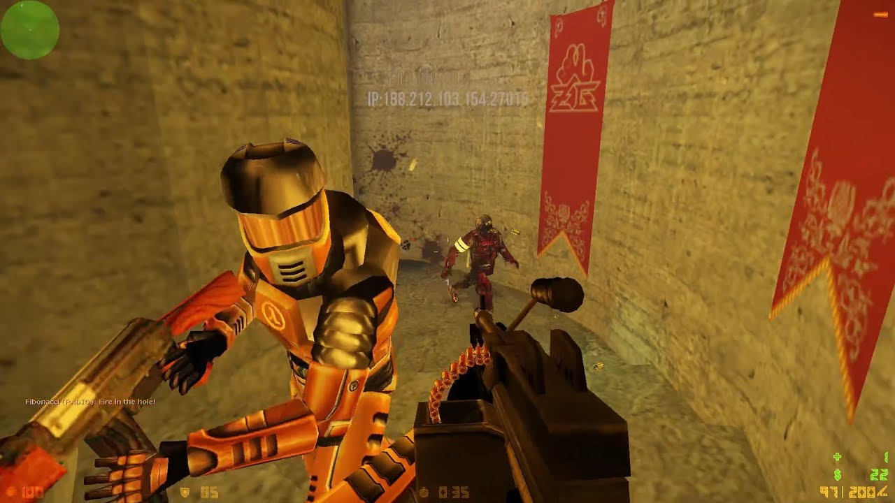 CS 1.6 | Zombie Biohazard | Modern Infection | Lasermines & Molotov | H ...