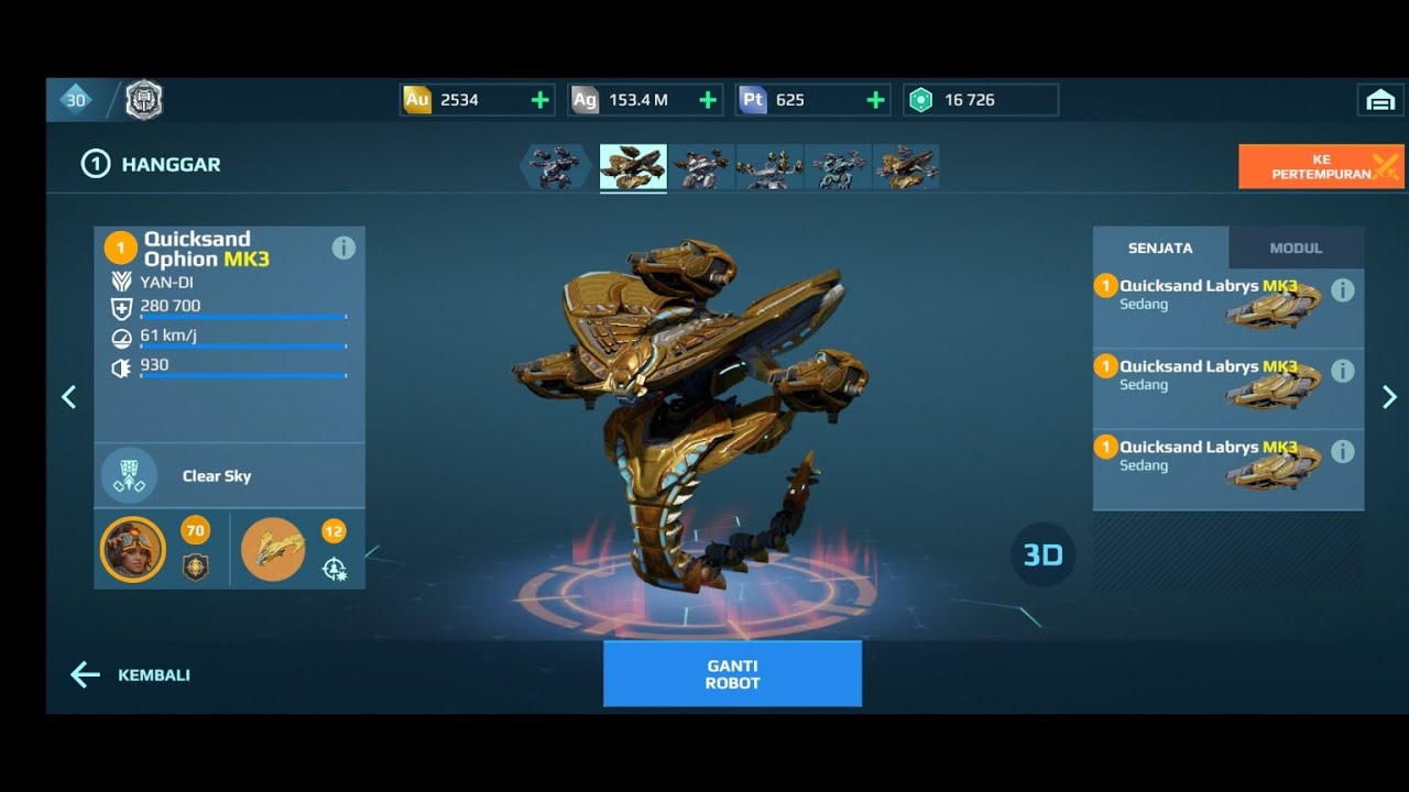 Quicksand Ophion x Labrys Show The Power | MK3 Gameplay | Clan Battle ...