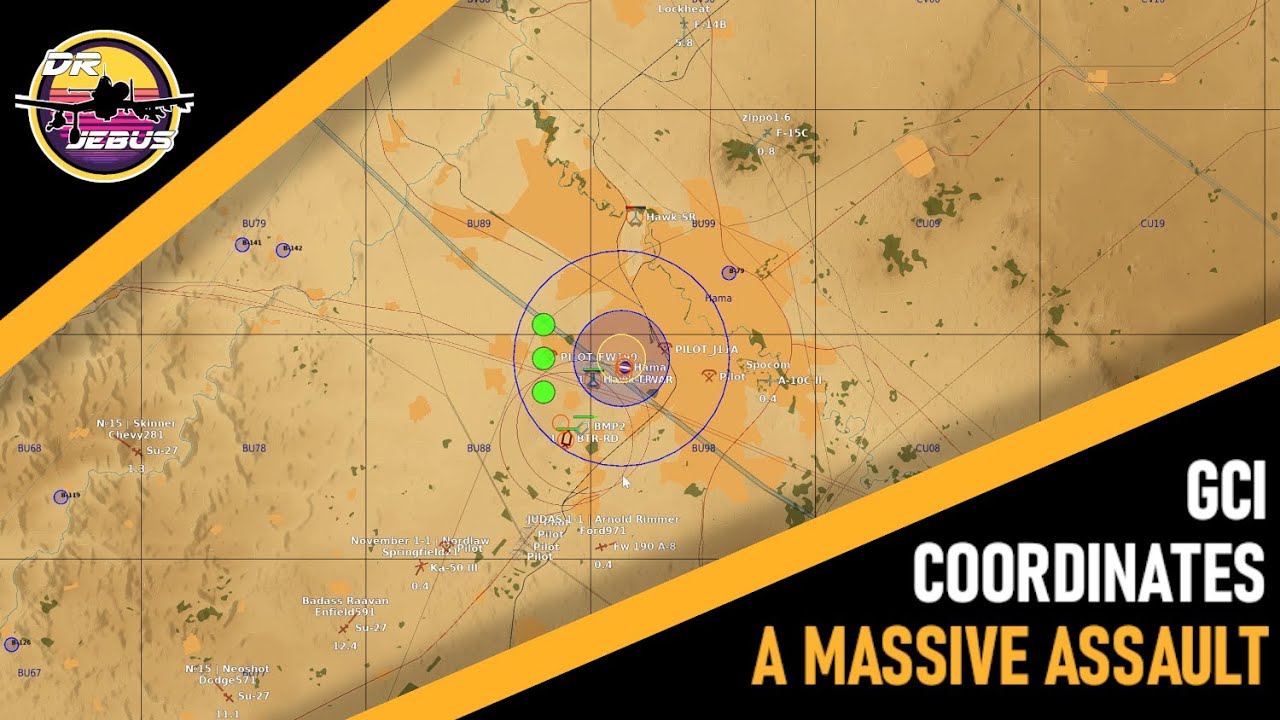 GCI For The Battle Of Hama Part Two | Contention DCS Server - YouTube