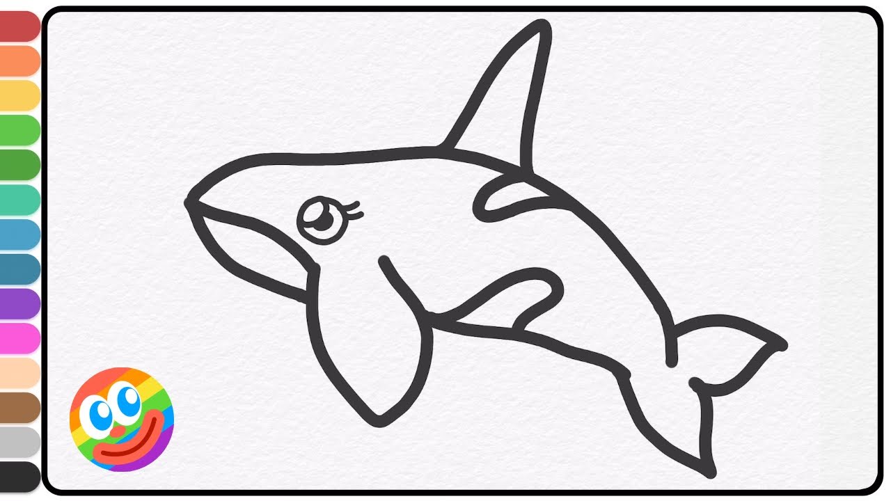 🐳 Orca Drawing, Coloring and Painting for Beginners - YouTube