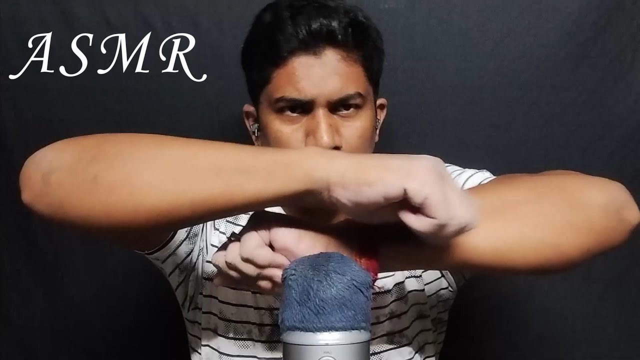 ASMR Fluffy Mic Scratching Sound with Mic Blowing for Sleep - YouTube