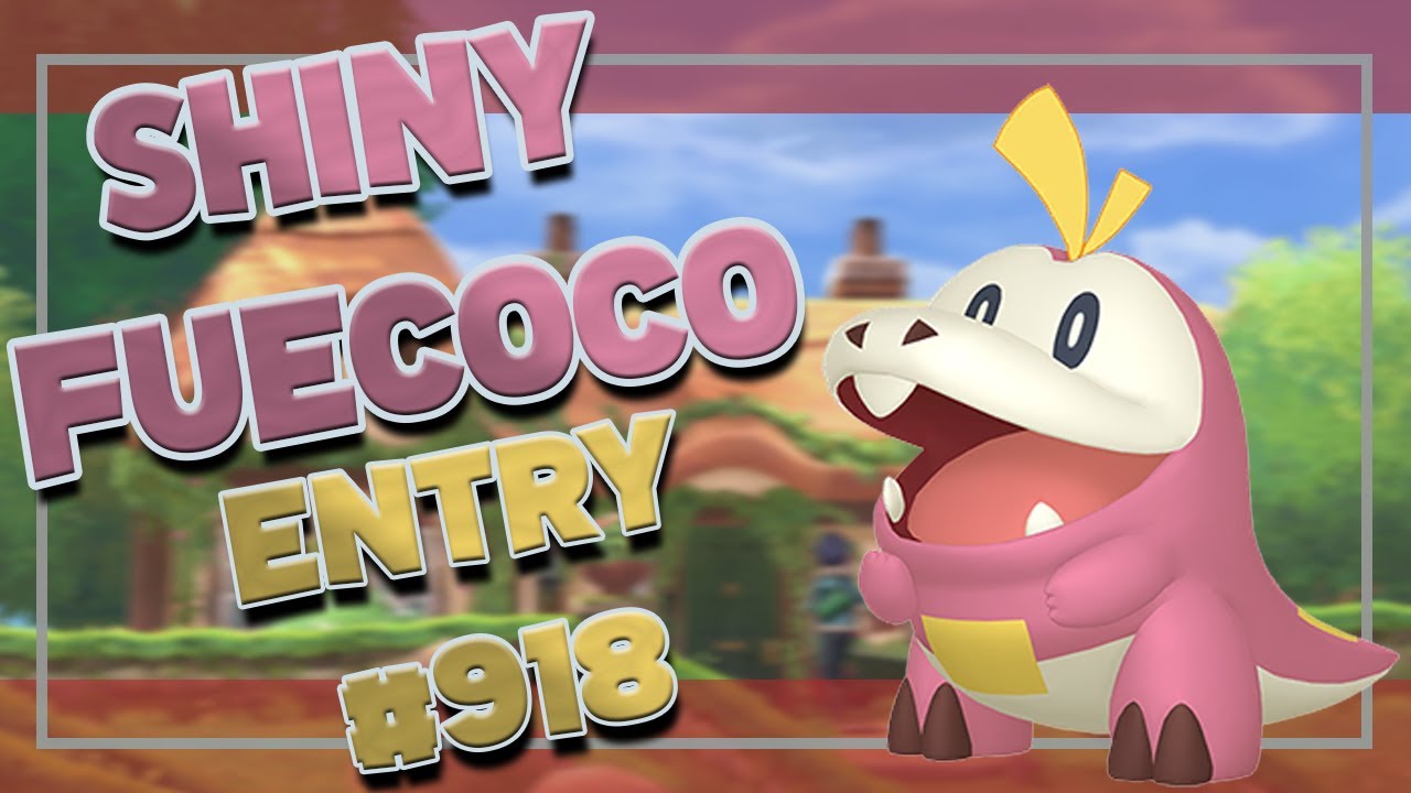 Shiny Fuecoco from SV Masuda! Shiny Living Dex #918! - YouTube