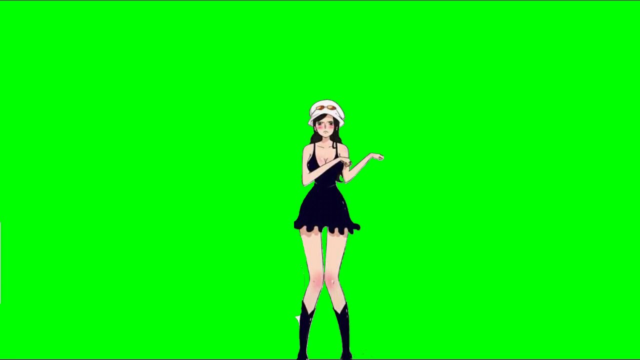 Nico Robin Dance Green Screen | One Piece - YouTube