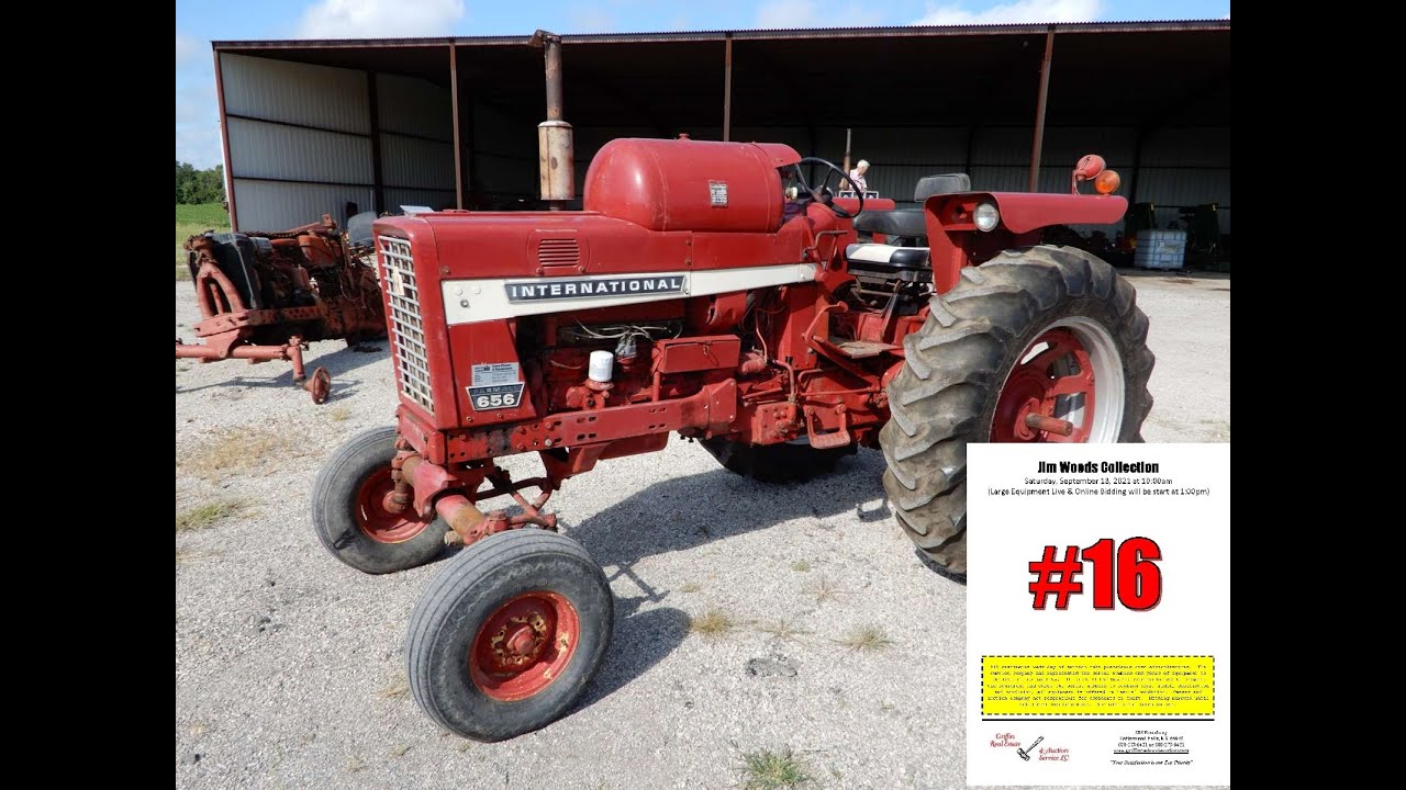 LOT #16: 1971 IH Farmall 656 LP - YouTube