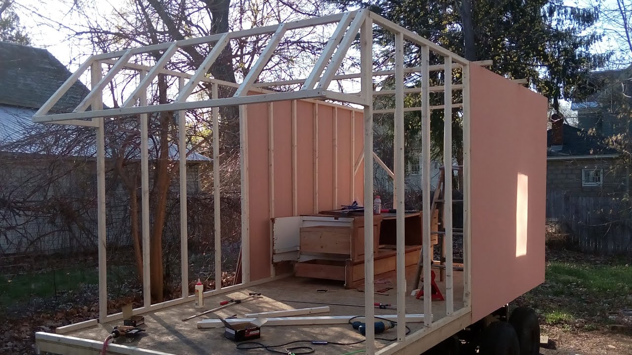 My Homemade Off Grid Camper Build - YouTube