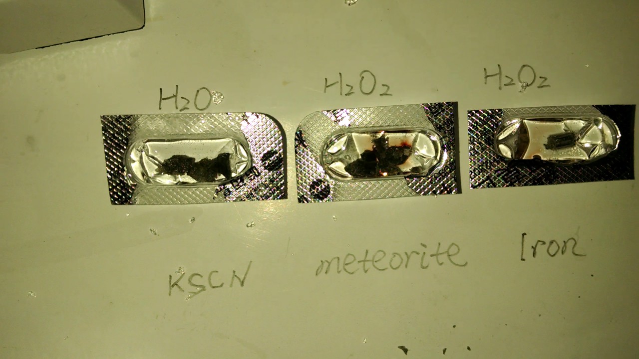 Meteorite identification method - YouTube