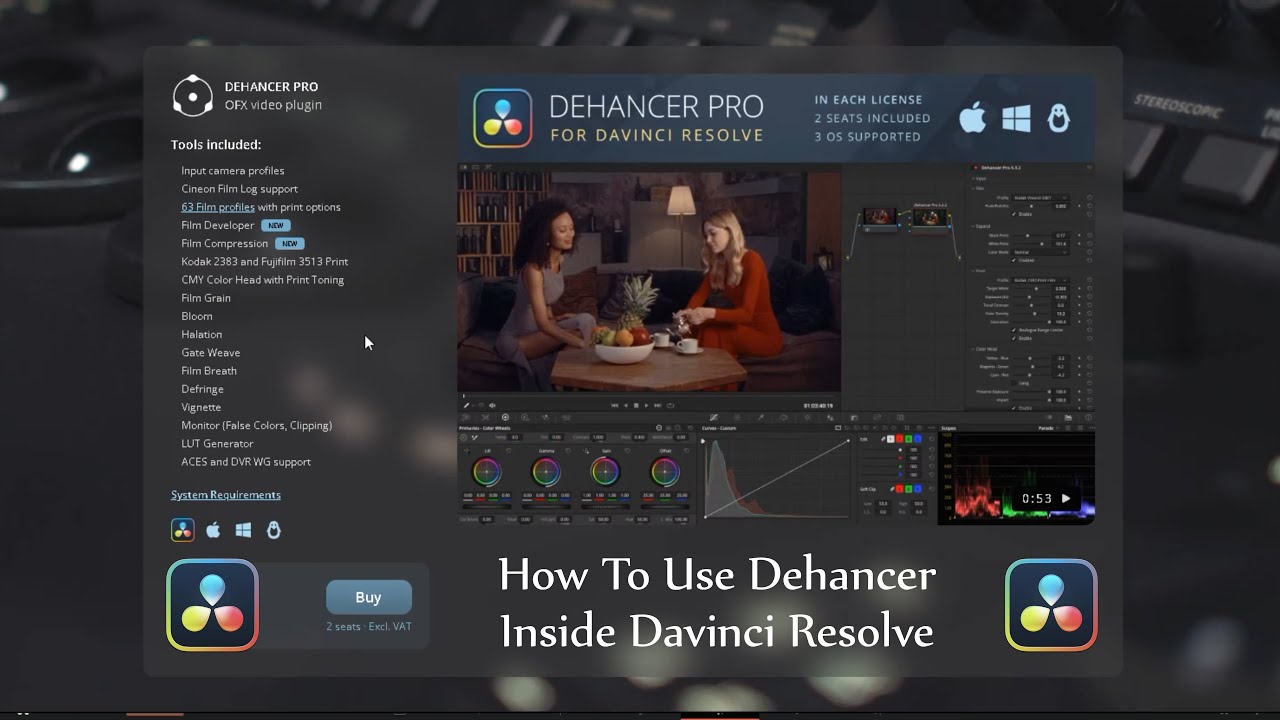How to use the Dehancer Plugin For Film-Like Look - YouTube