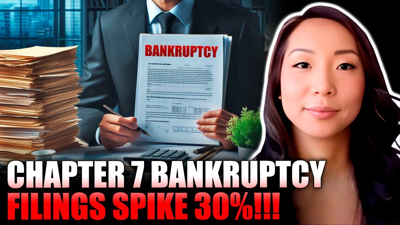 Chapter 7 Bankruptcy Filings Spike 30%!!! - YouTube