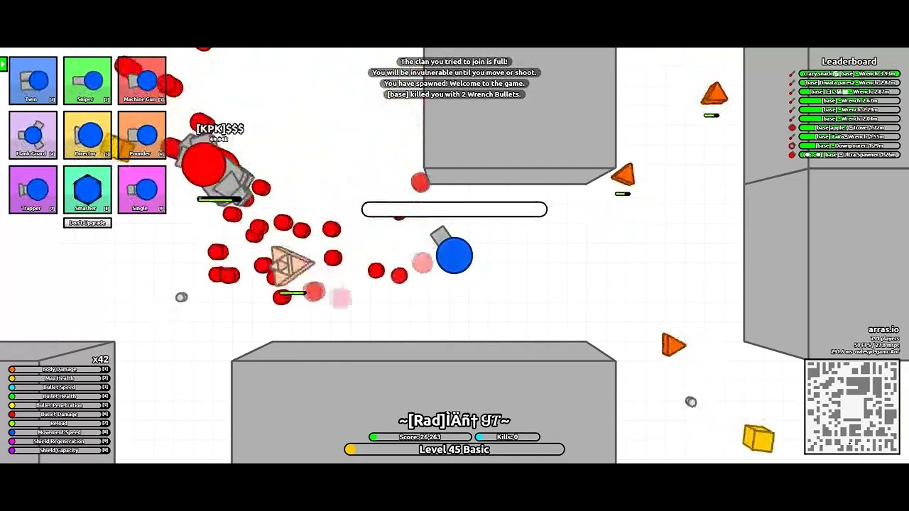 How chaotic is Growth Arms Race Maze Clan Wars? arras.io/#of - YouTube