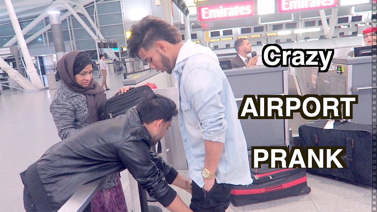 Stole Passport Before Flight PRANK !! - YouTube