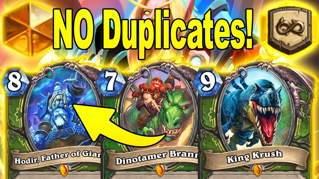 No Duplicates Hunter Is So Good I Want To Play It Every Day At WILD ...