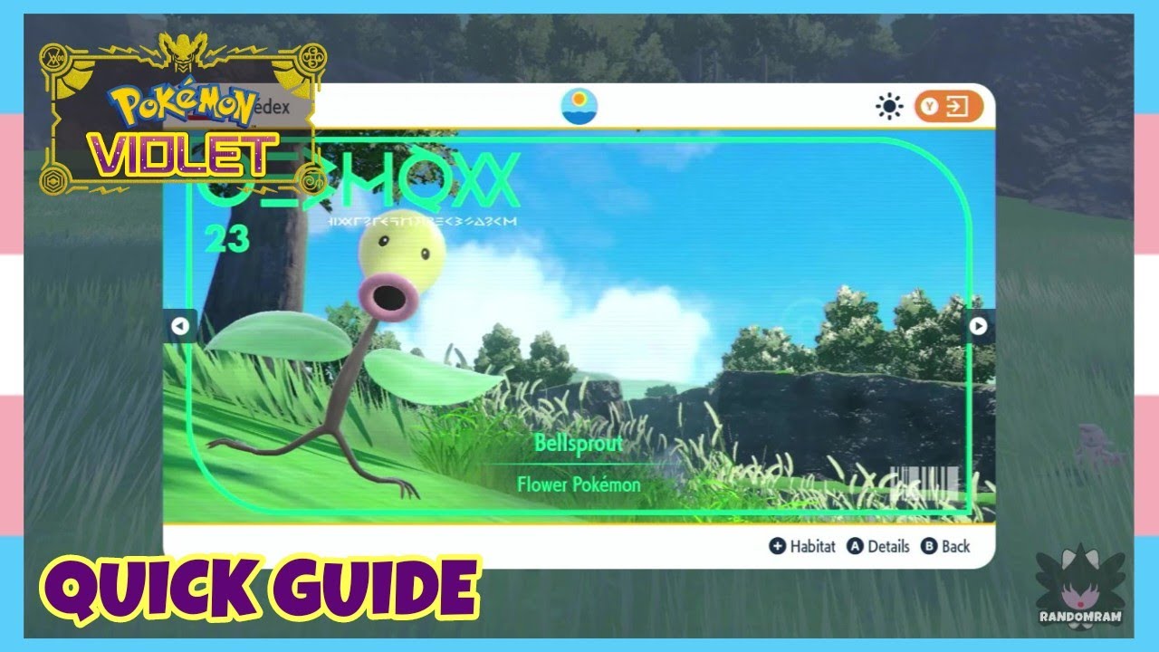 Where To Catch Bellsprout In Pokemon Scarlet & Violet *The Teal Mask ...