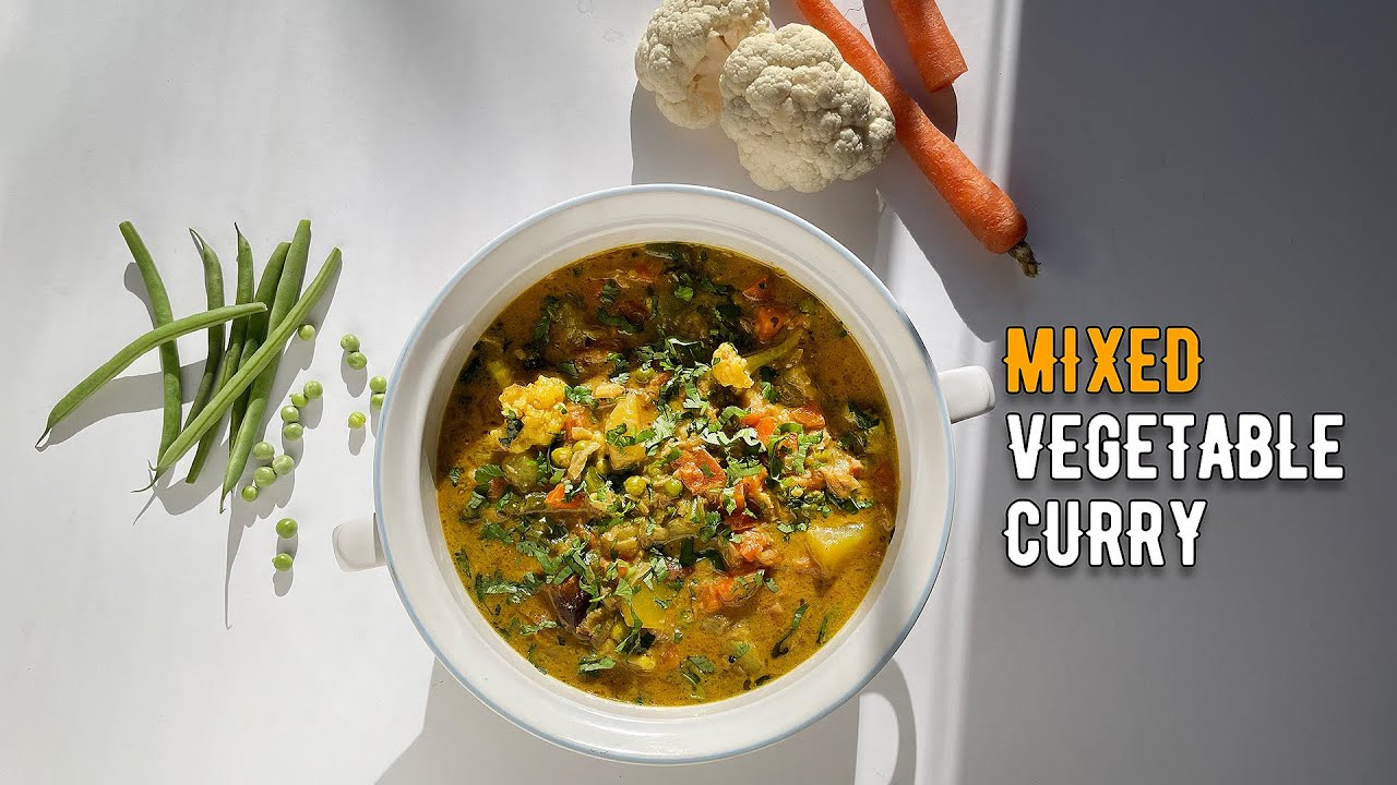 Delicious Kerala Style Mixed Vegetable Curry | Mixed Vegetable Kurma (w ...