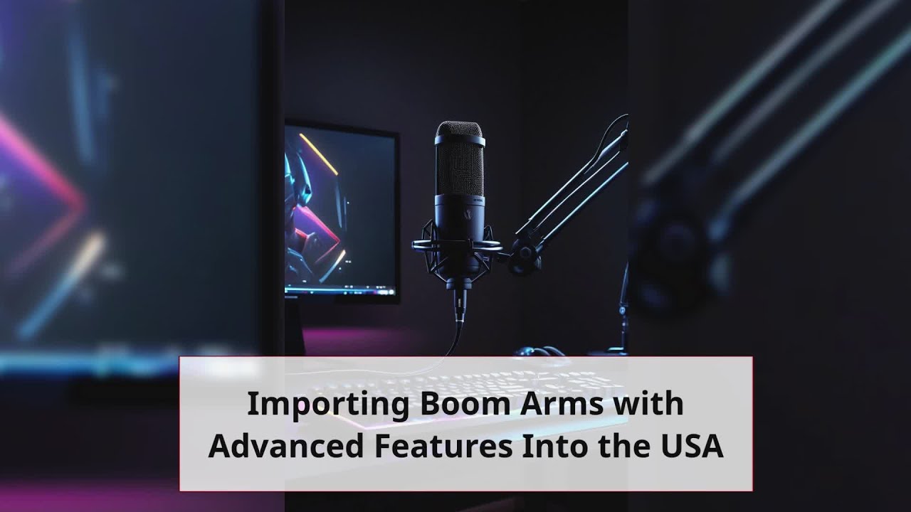 Importing Boom Arms with Advanced Features into the USA - YouTube