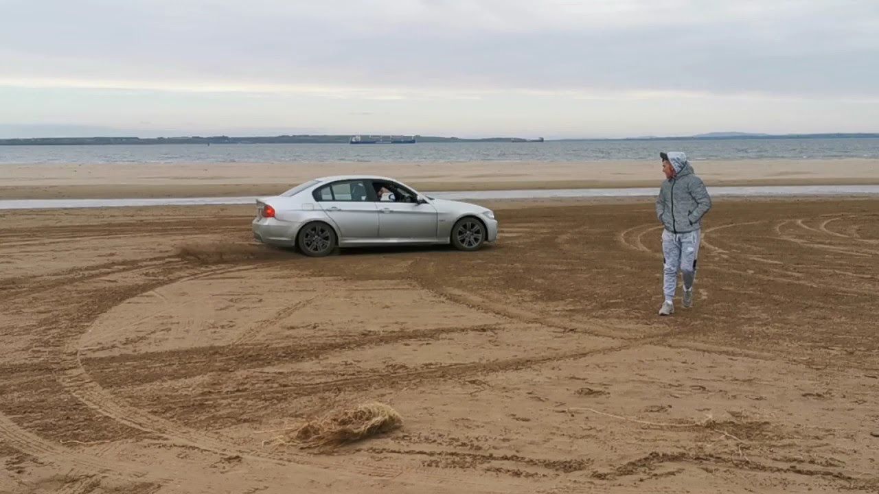 Beach skids - YouTube