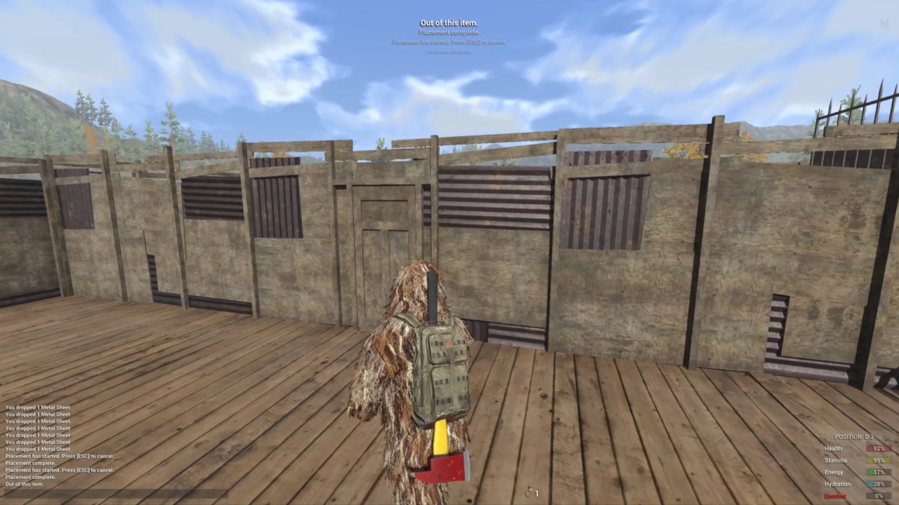 H1Z1 Simple Base + Garage - YouTube