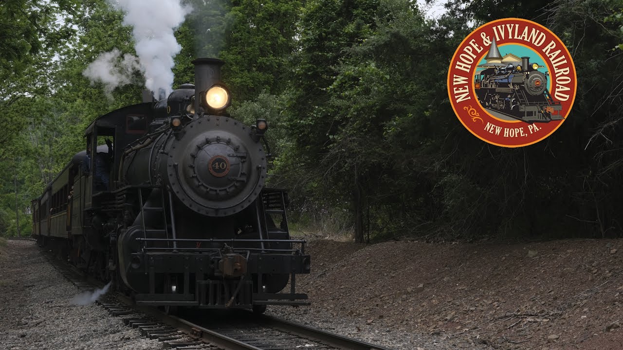 New Hope & Ivyland 40: Memorial Day Steam in Bucks County - YouTube