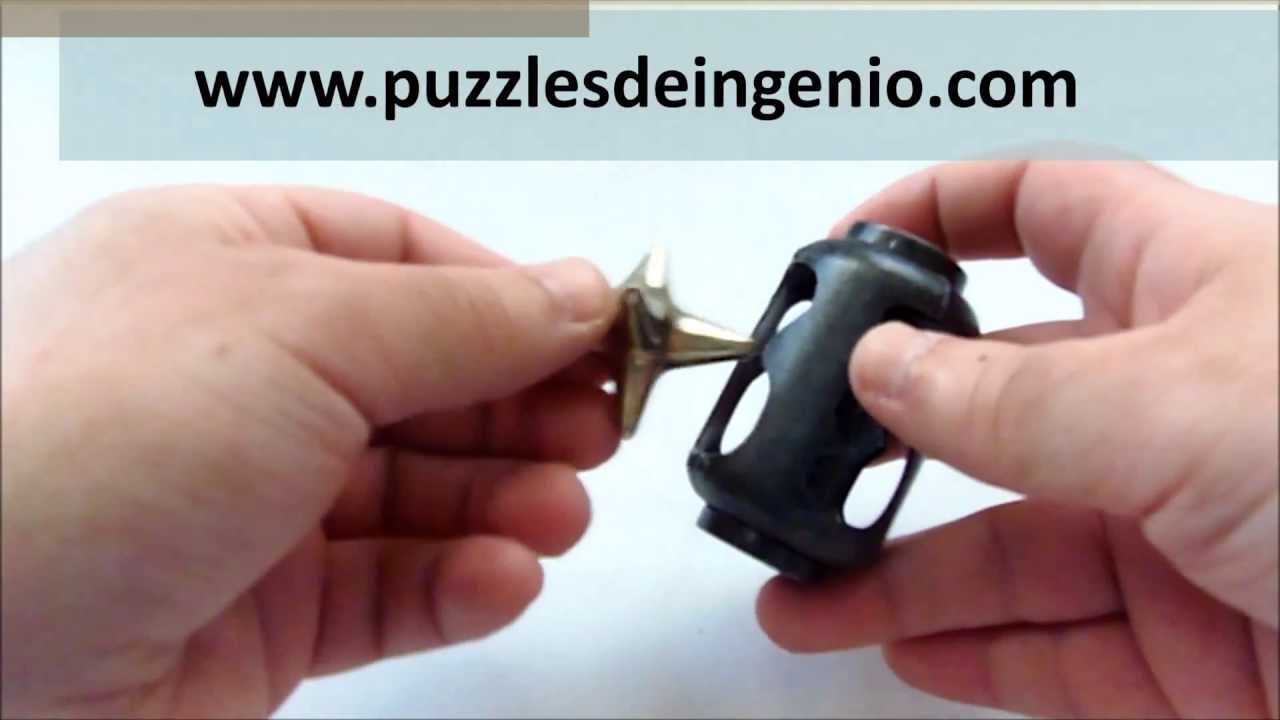 Vídeo Solución Rompecabezas Puzzle de Metal Hanayama Cast Cage Solution ...