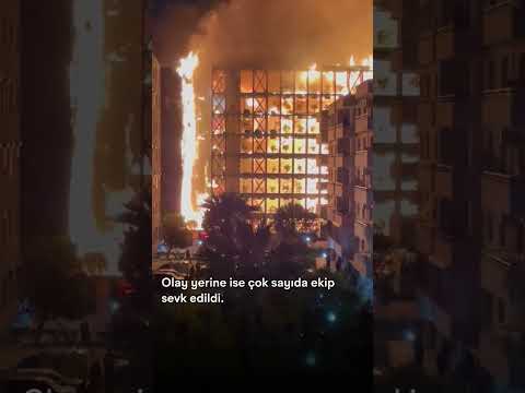 Folkart Narlıdere'de Korkutan Yangın