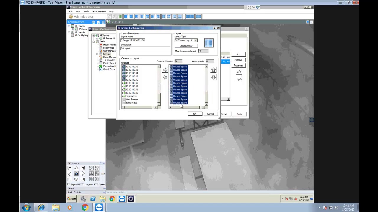 VI Using Monitor Station, adding IP Cameras to Layout - YouTube