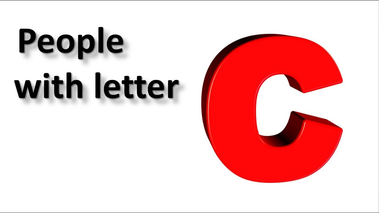 letter c people - YouTube