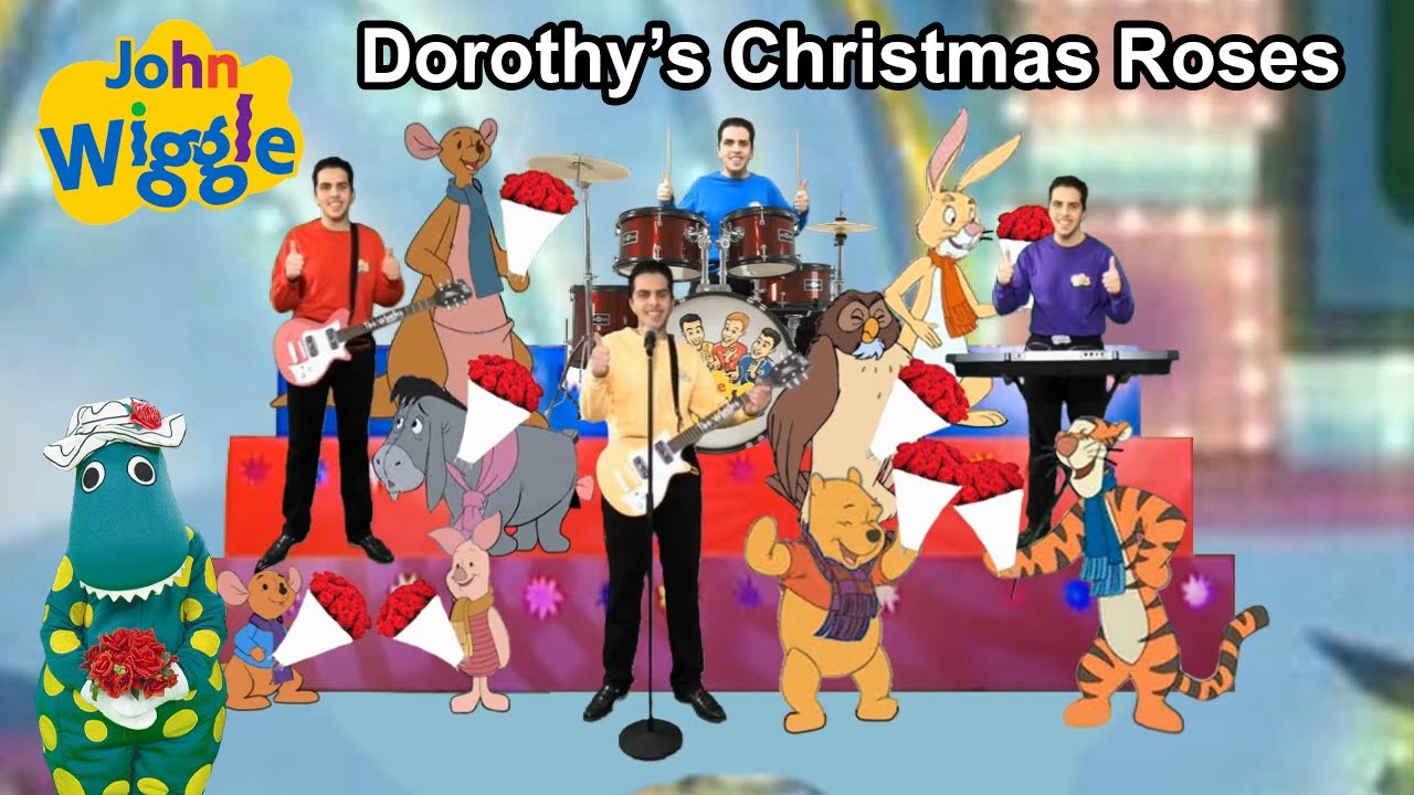 Wiggles Dorothy Christmas Roses Dorothy The Dinosaur Enamel Pin