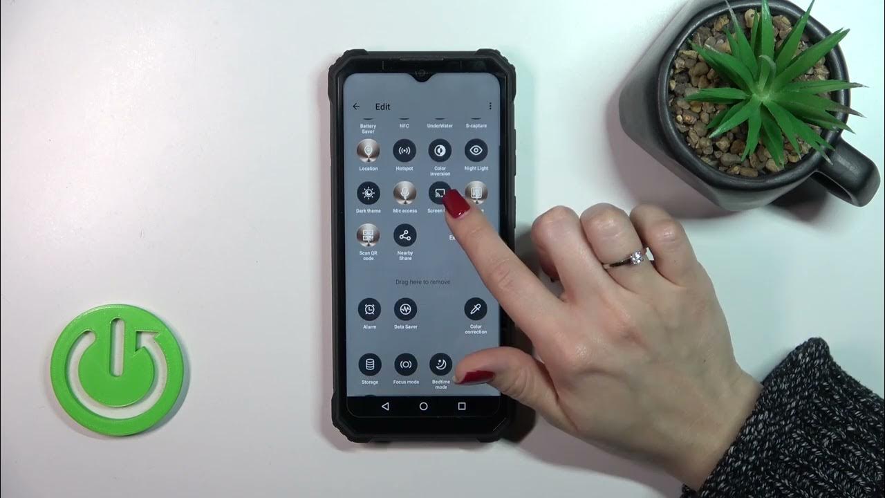 How to Edit Notification Panel Shortcuts on Oukitel WP23? Change / Adjust Top Menu Icon Bar ...