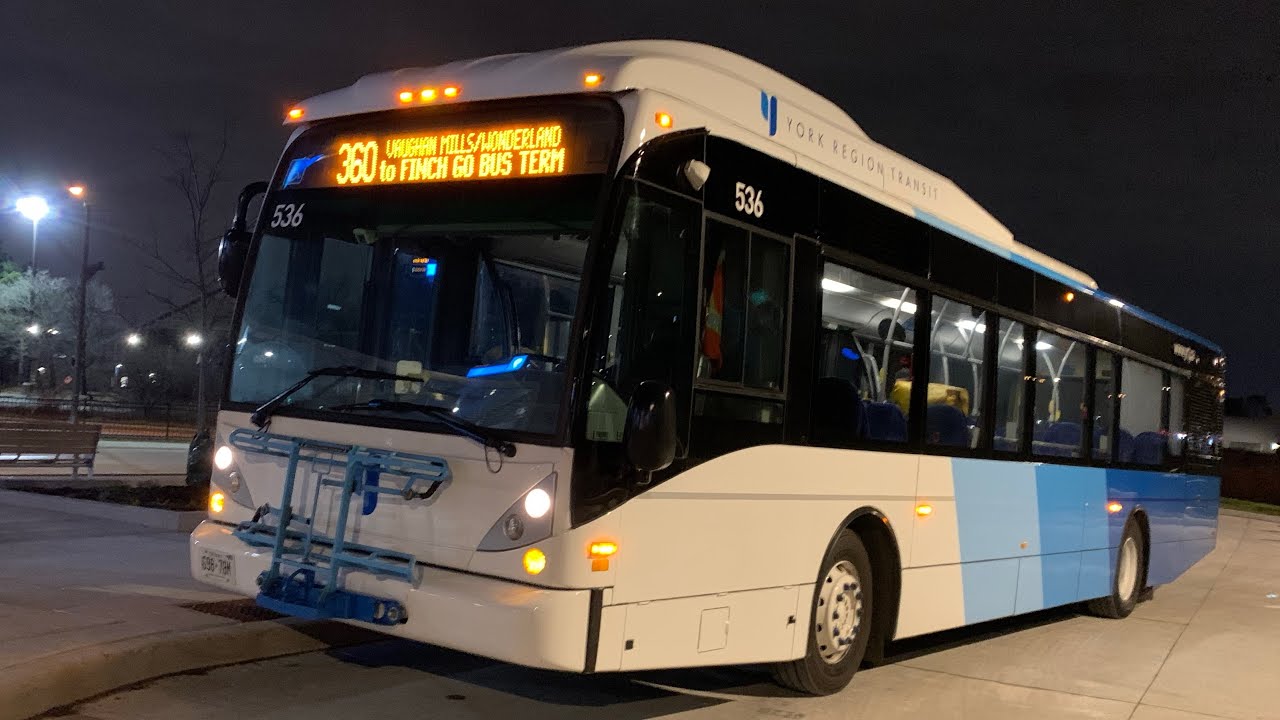 YRT Westbound RARE Ride Video on 536 on route 360 to Major Mackenzie ...