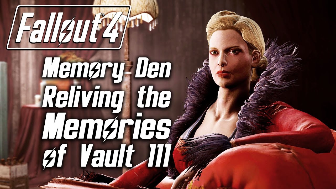 Fallout 4 - Memory Den - Reliving the Memories of Vault 111 - YouTube