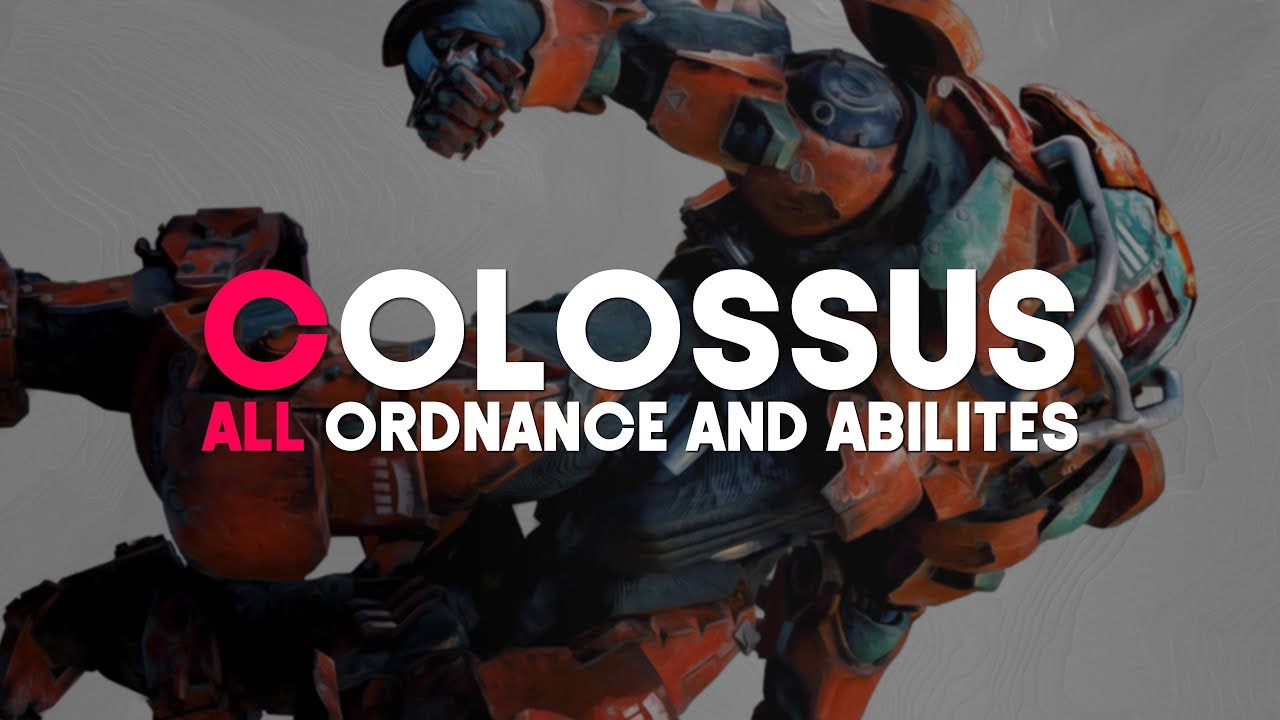 Anthem | Colossus (ALL ORDNANCE & ABILITIES) - YouTube